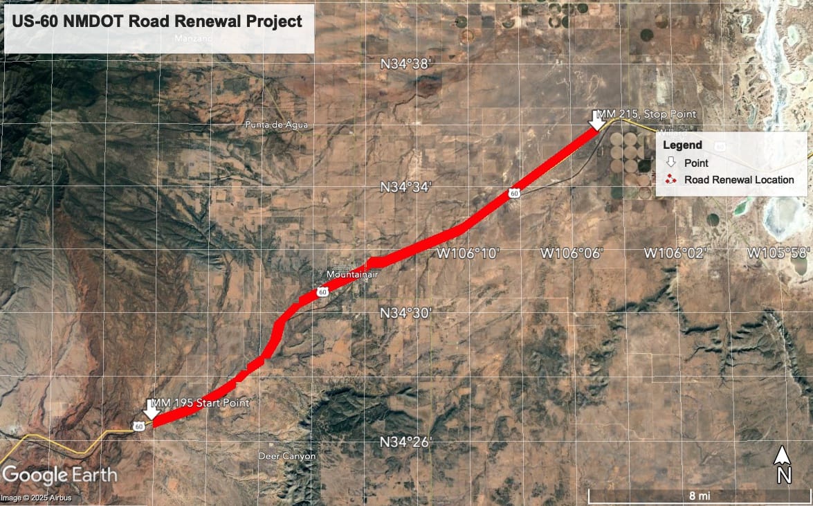 Surprise: NMDOT Plans Road Closures for the Next Four Weeks